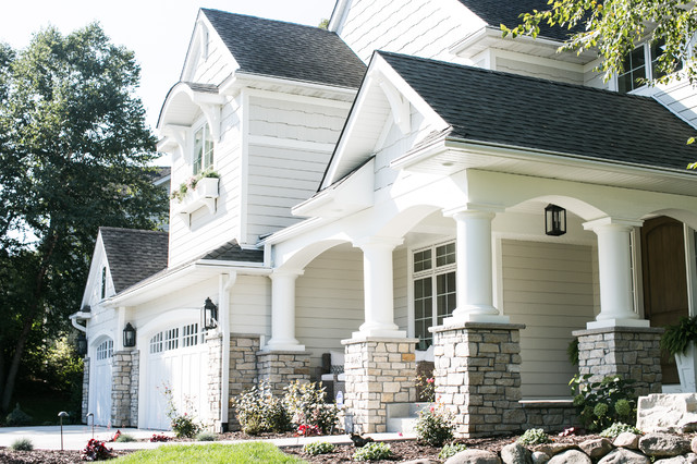 The Stone Cliff Housee - Craftsman - Façade - Minneapolis - par Bria ...