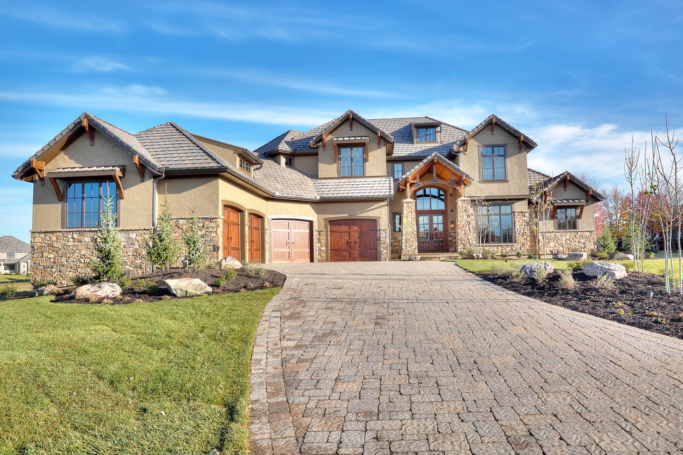 The Stonebridge Floor Plan - A Variation - House Exterior - Kansas City ...