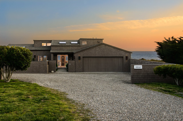 The sunsets are spectacular at Sea Ranch. - Coastal - House Exterior ...