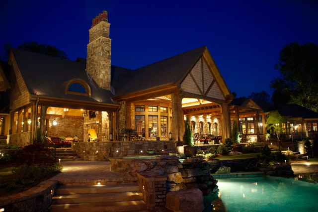 The Syfan Residence - Traditional - House Exterior - Atlanta - by ...