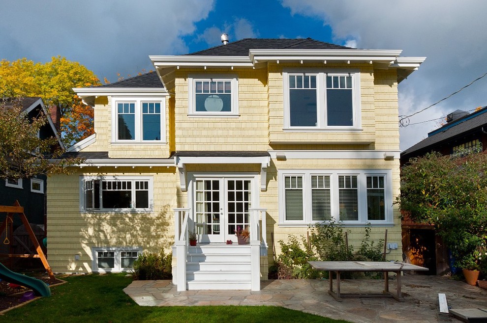 The Yellow House - Traditional - Exterior - Vancouver - by Rockridge ...