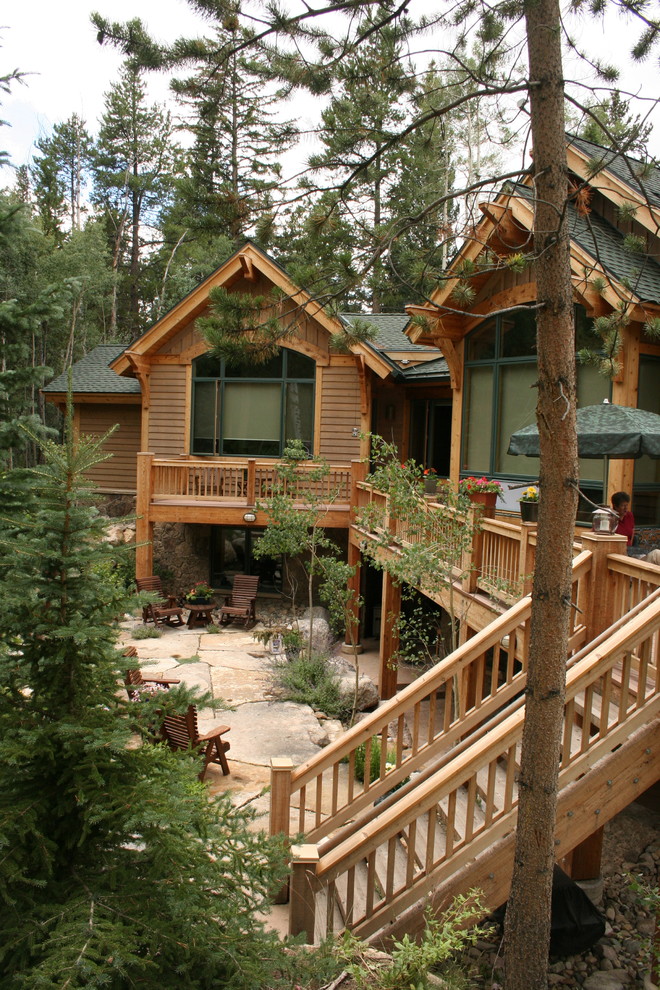 Three Peaks Timber Home - Traditional - House Exterior - Denver - by ...