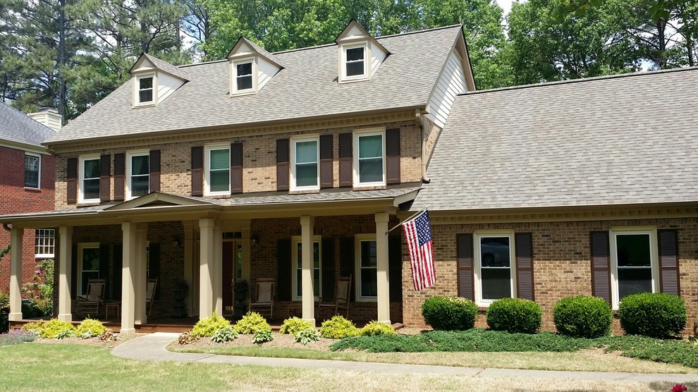 Three Story Colonial - Marietta, GA - Transitional - Exterior - Atlanta ...