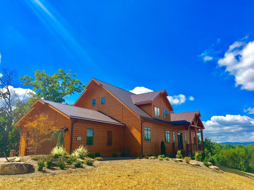 Timber Block Custom Homes - Photo Gallery - Montagne - Façade ...