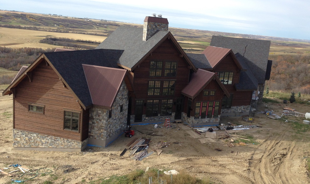 Timber frame house - Rustic - Exterior - Other - by Roof Medic and ...