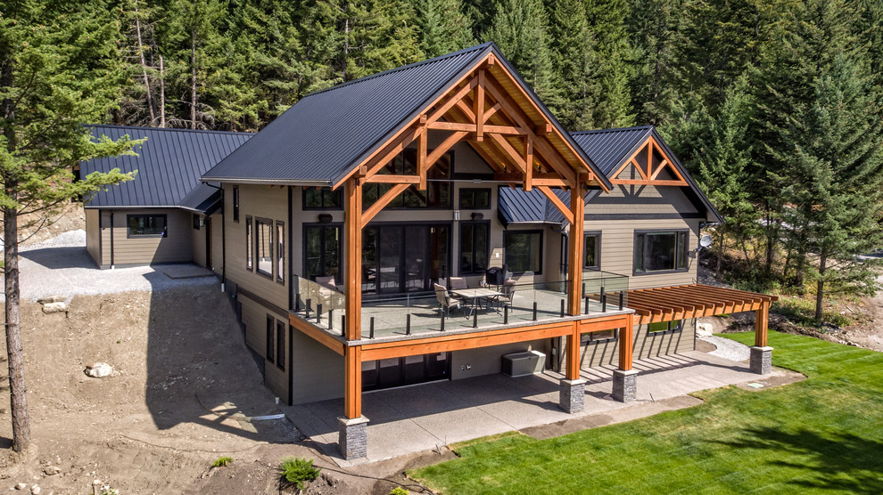 Timber Frame in the Woods - Craftsman - Exterior - Vancouver - by Keith ...