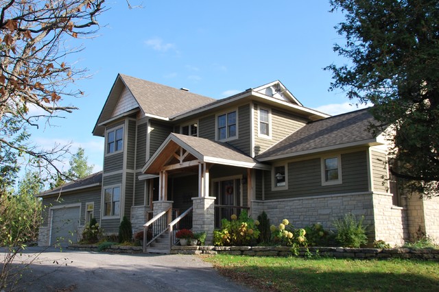 Timber frame passive solar home, Mississippi Mills - Craftsman ...