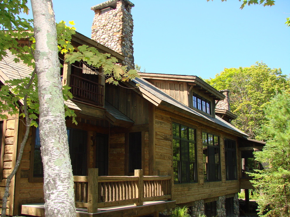 Timber Frame Projects (2) - Rustic - Exterior - Minneapolis - by ...