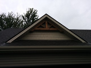 Timber gable end accents - Craftsman - Exterior - Toronto - by ...