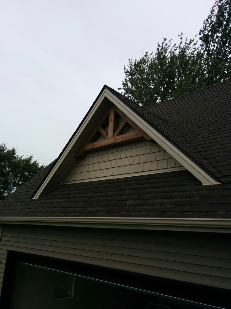 Timber gable end accents - Craftsman - Exterior - Toronto - by ...