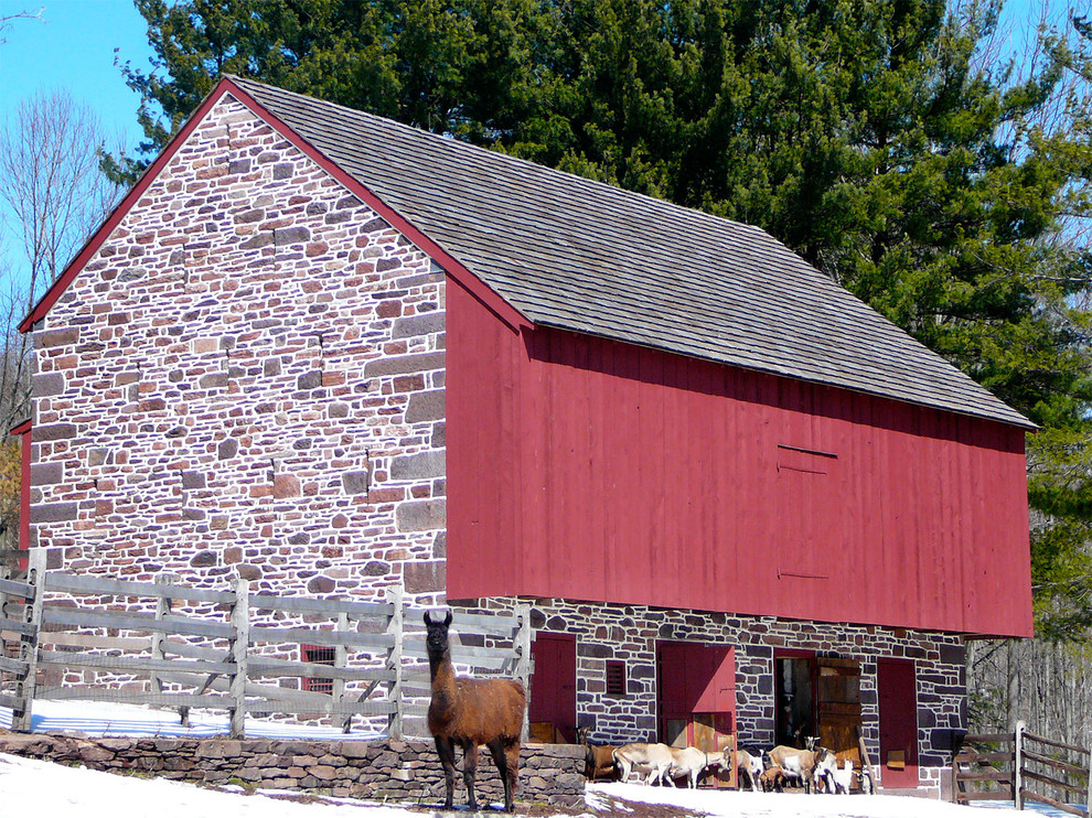 Tinicum Barn - Exterior - Philadelphia - by Scott Goodwin Masonry, LLC ...