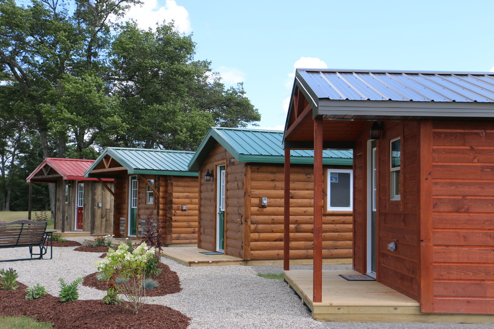 Tiny cabins with square corners or butt-n-pass corners - Rustic ...