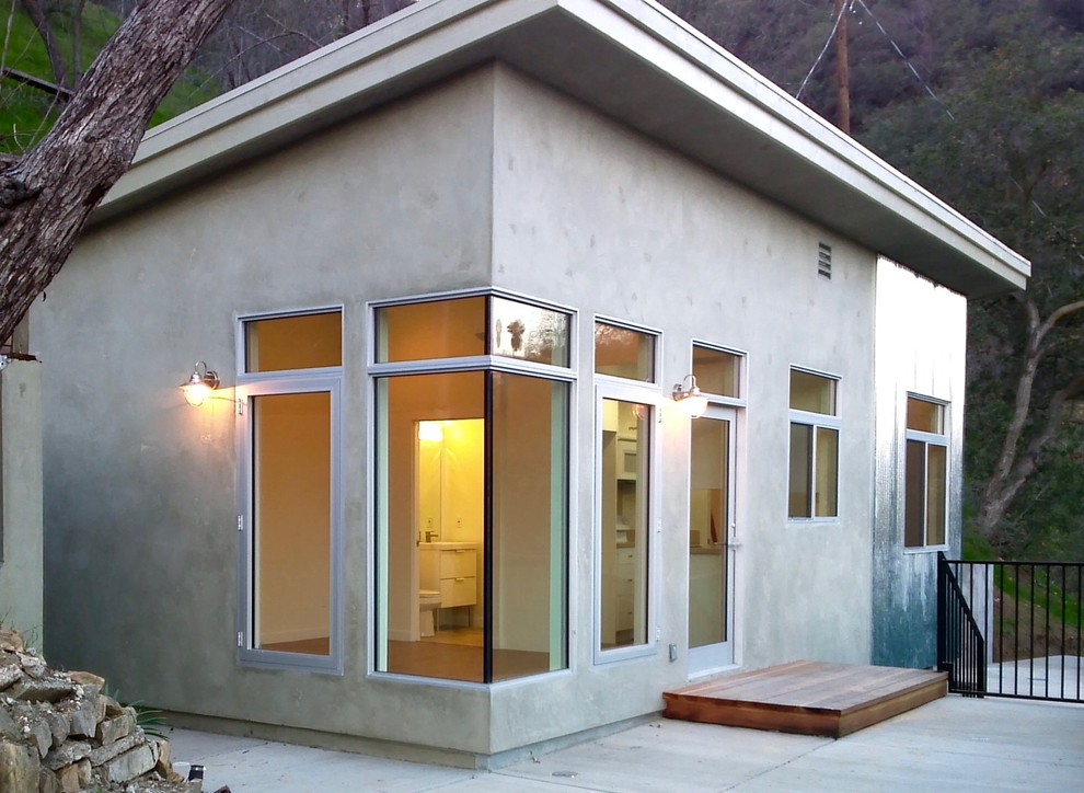 Tiny House 450sq ft Topanga Canyon - Contemporary - Exterior - Los ...