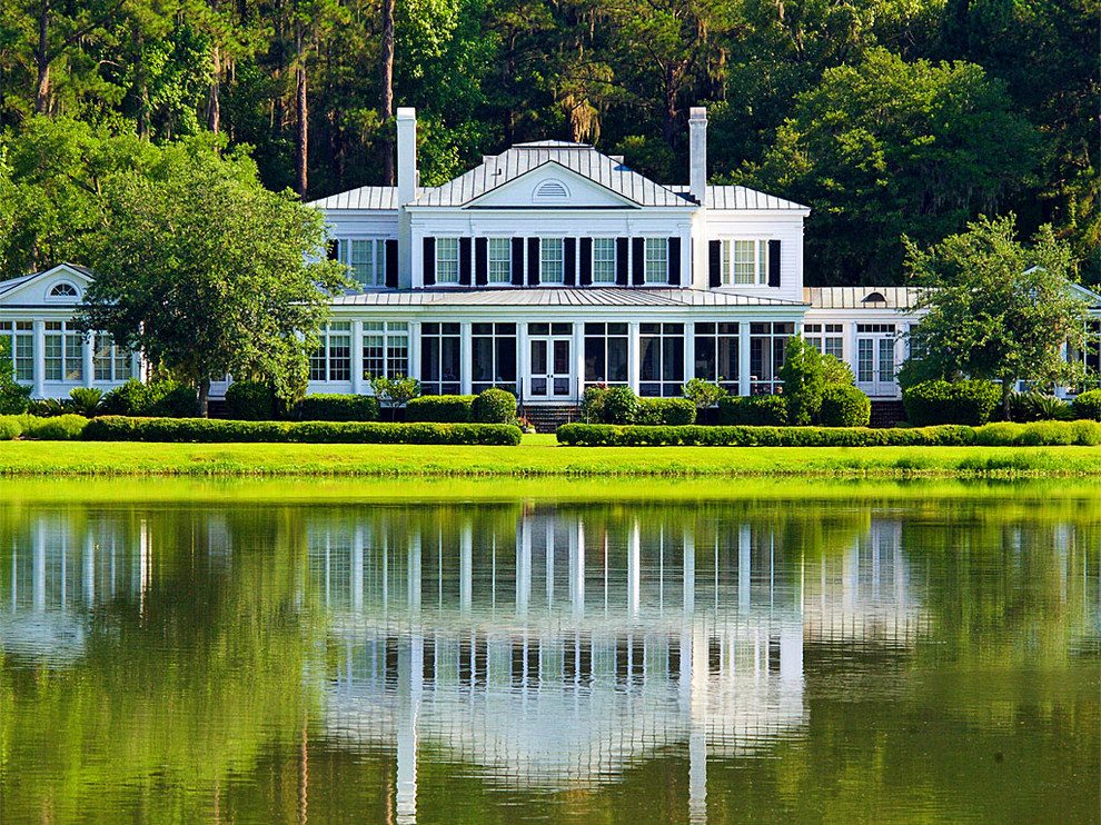 Town & Country Estate -- The Ford Plantation - Traditional - Exterior ...