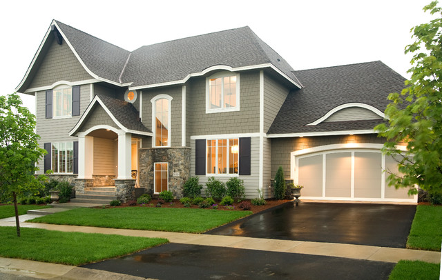 Traditional 2-Story House Plan 1900 - Traditional - Exterior - New York ...
