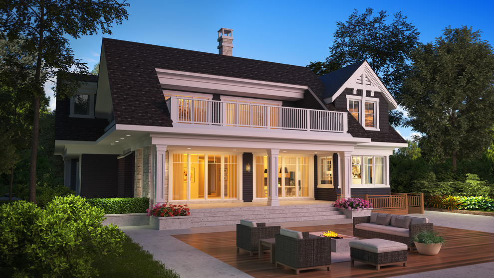 Traditional & Transitional Custom Home Design - Traditional - House ...