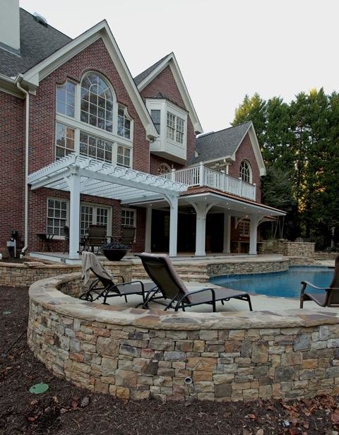 Traditional Backyard Project - Traditional - Exterior - Atlanta - by ...