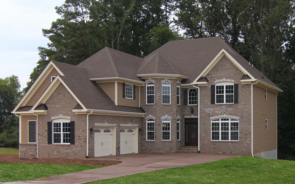 Traditional Brick Exterior Home - Traditional - Exterior - Raleigh - by ...