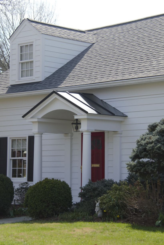 Traditional Cape House Portico - Traditional - Exterior - DC Metro - by ...
