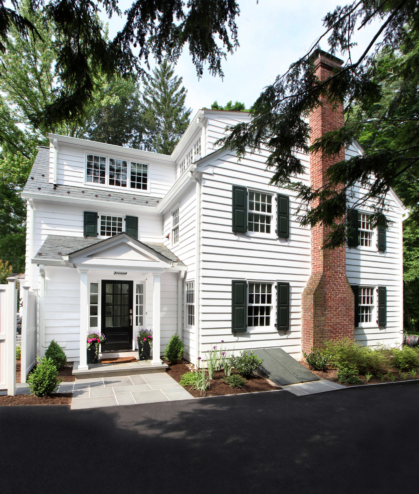 Traditional Colonial Home - Side Porch - Traditional - Exterior - Other ...