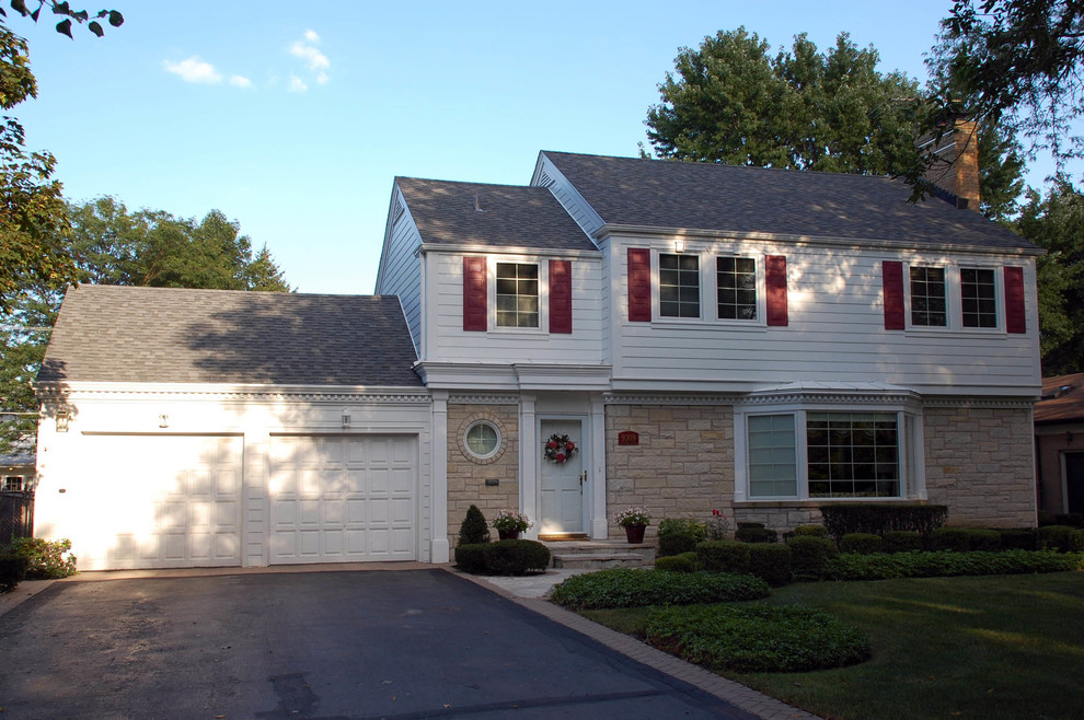 Traditional Colonial Style Home - Skokie, IL in James Hardie Siding ...