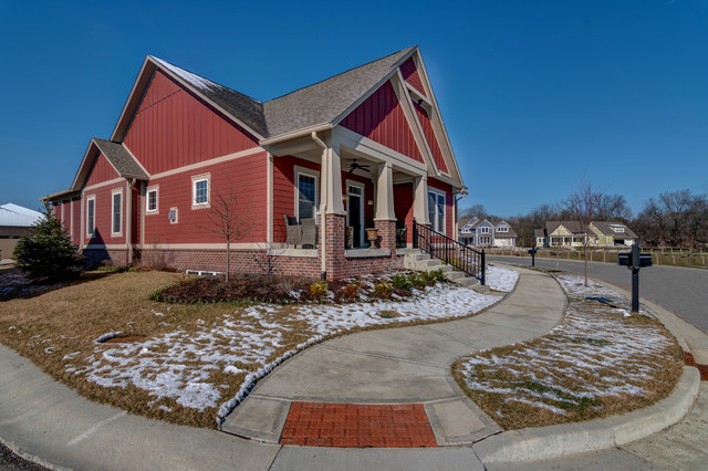 Traditional Craftsman - Sunrise on the Monon - Craftsman - Exterior ...