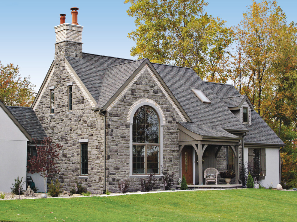 Traditional Exteriors Featuring Stone - Traditional - Exterior ...