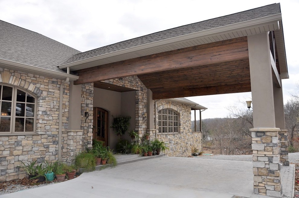 Traditional ICF Home on Grand Lake - Traditional - Exterior - Other ...