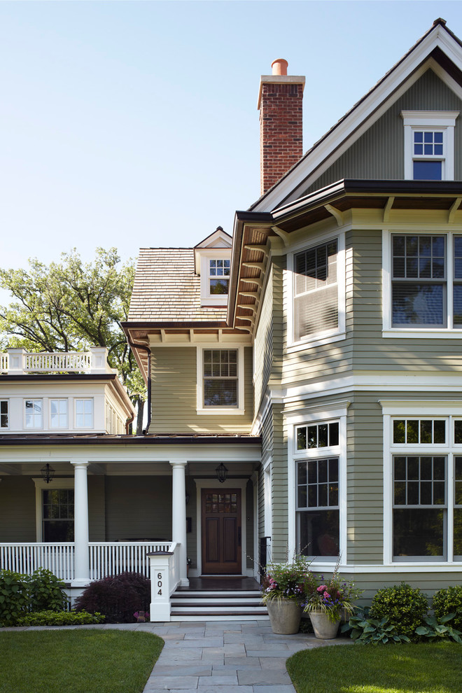 Traditional New Construction - Traditional - Exterior - Chicago - by ...