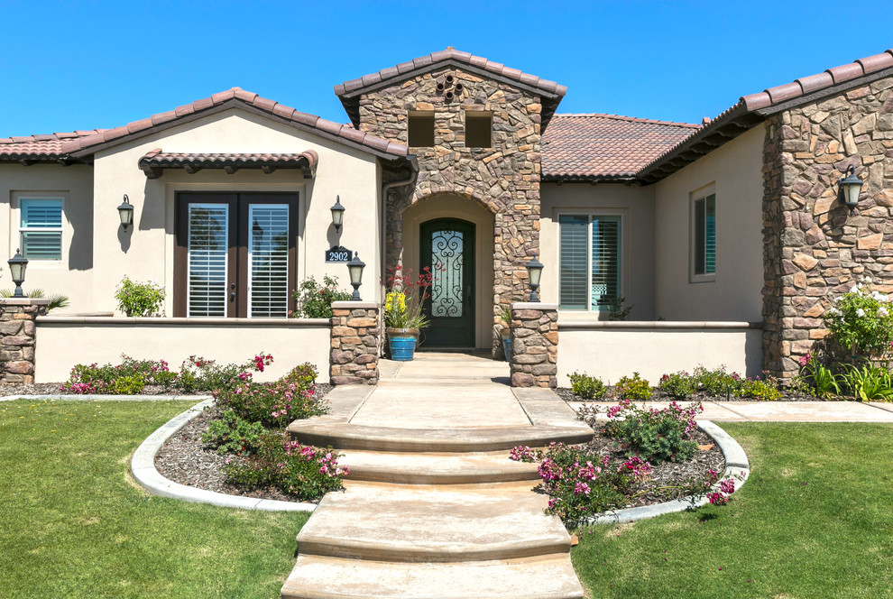 Traditional Spanish StyleCustom Home - Southwestern - Exterior - Other ...