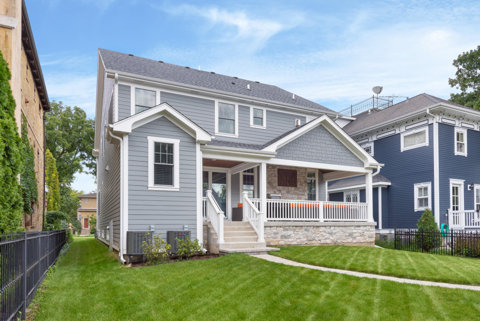 Traditional Spring Custom Home - Naperville - Craftsman - Exterior ...