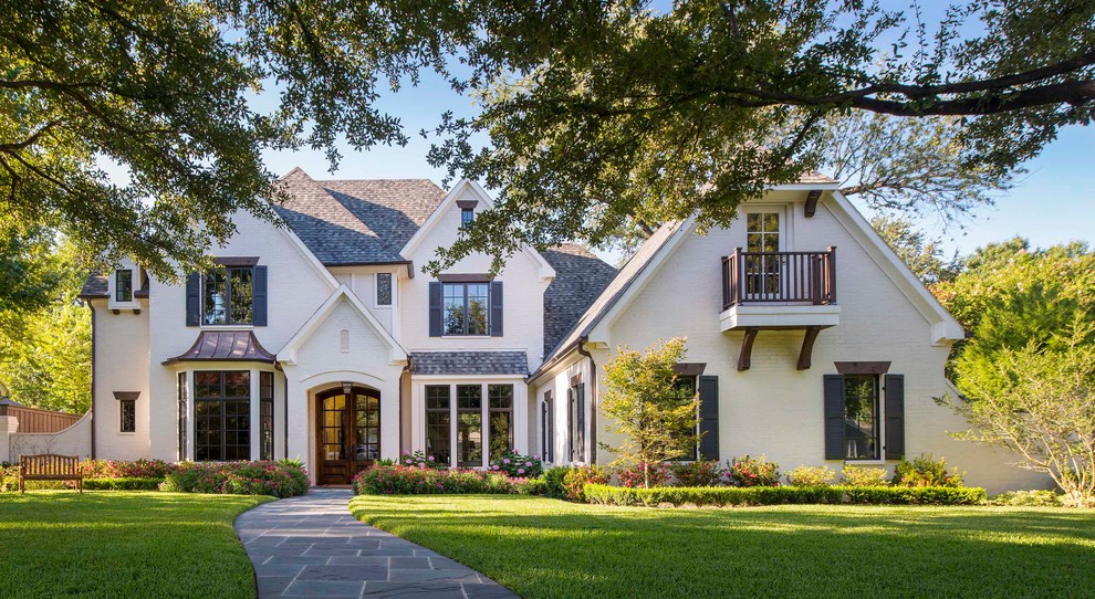 Traditional Style Home in Preston Hollow - Traditional - Exterior ...