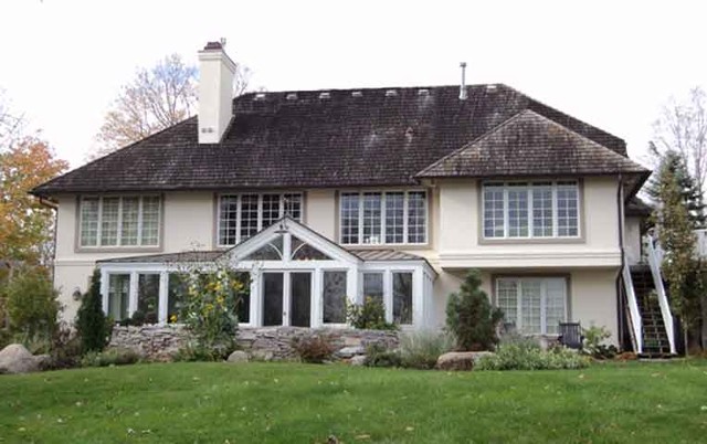 Traditional Sunroom Addition - Exterior - Traditional - House Exterior ...