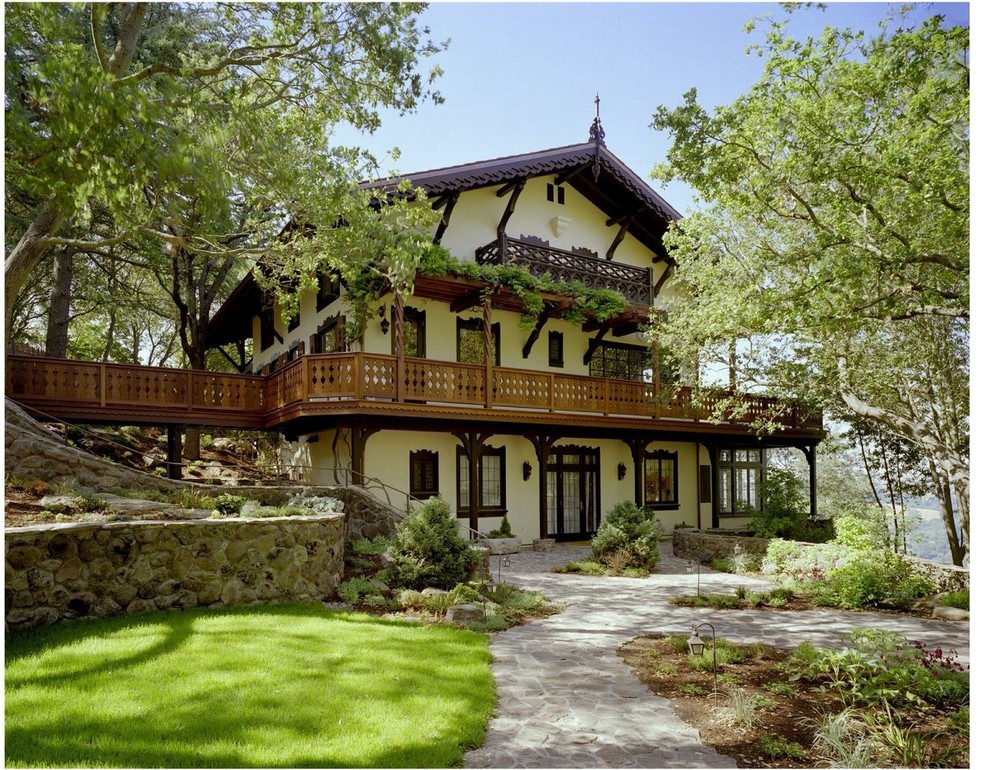 Traditional "Tyrolean Restoration" Home in Orinda - Traditional ...
