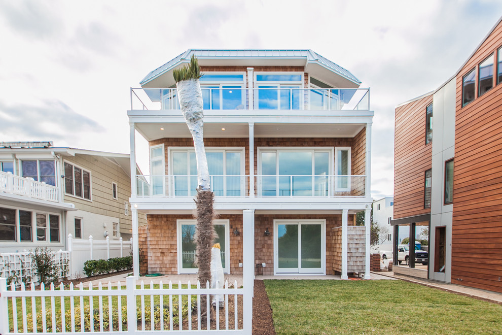Transitional Beach Duplex in Virginia Beach, VA - Beach Style ...