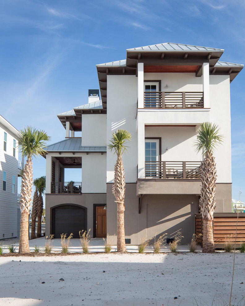 Transitional Beach Home - Beach Style - Exterior - Other - by David ...