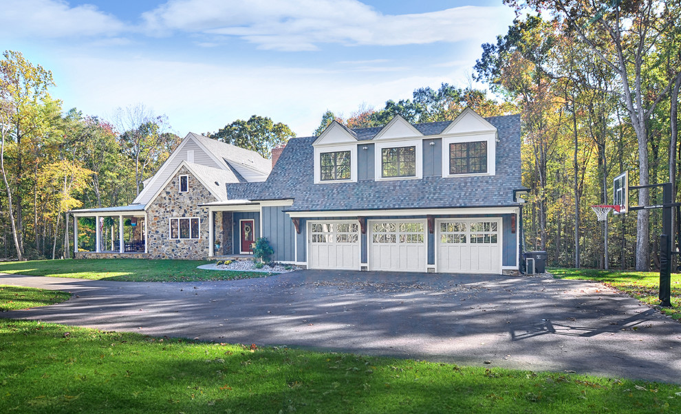 Transitional Custom Home - Transitional - Exterior - Baltimore - by ...