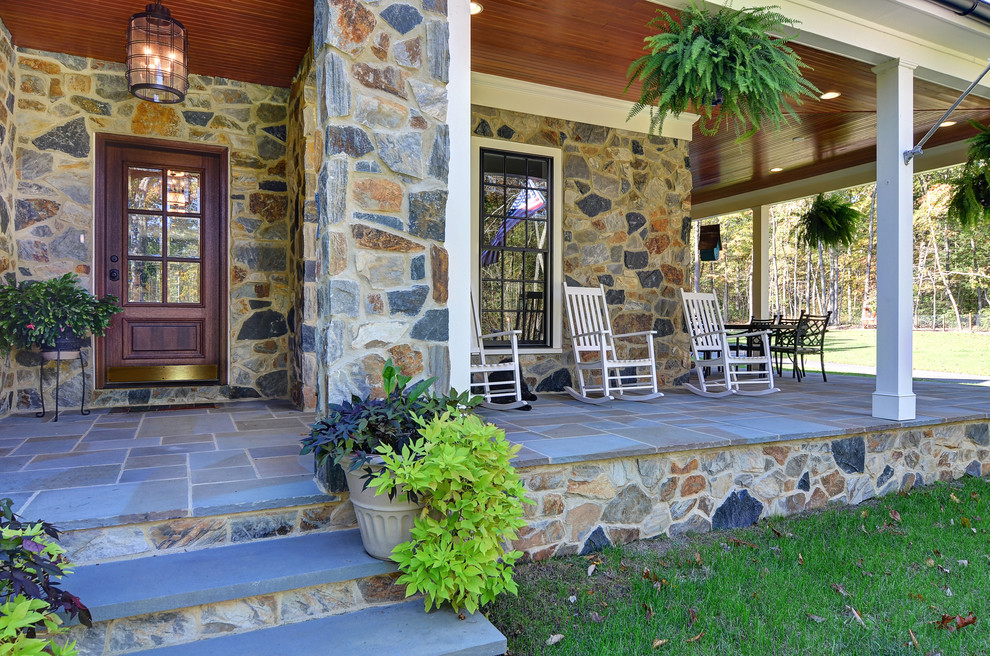 Transitional Custom Home - Transitional - Exterior - Baltimore - by ...