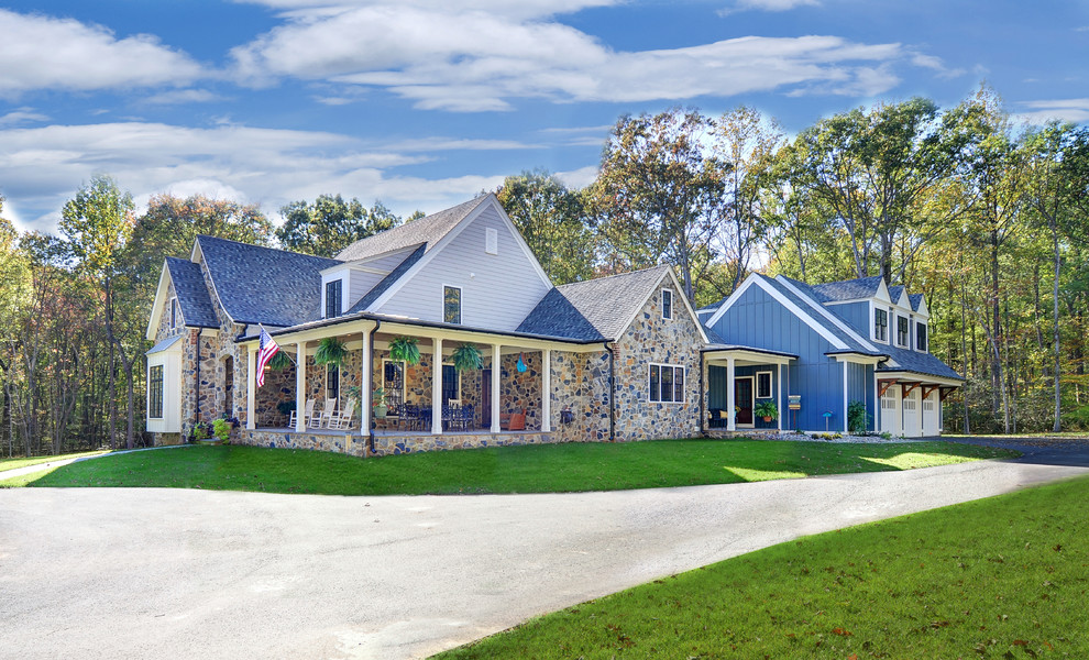 Transitional Custom Home - Transitional - Exterior - Baltimore - by ...