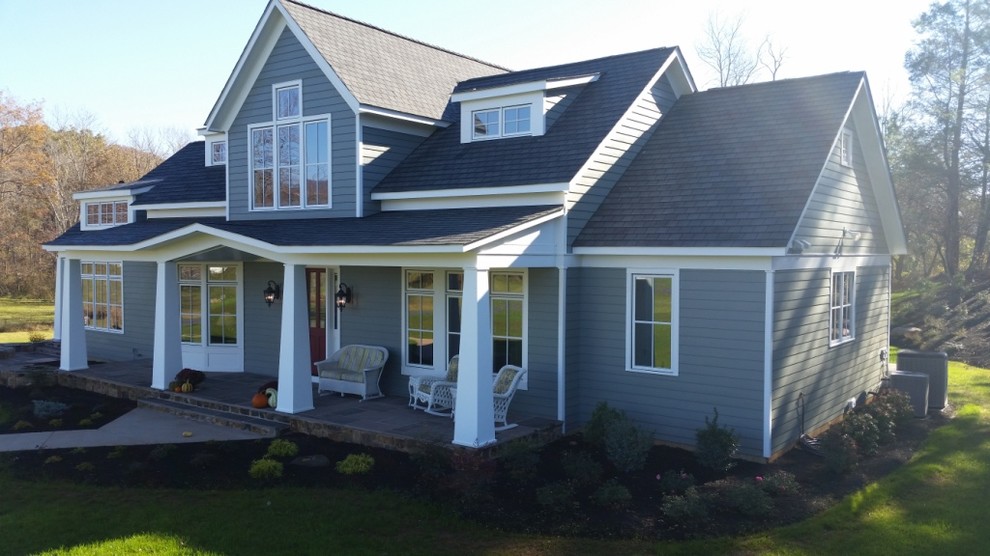 Transitional Custom Home - Transitional - Exterior - DC Metro - by ...