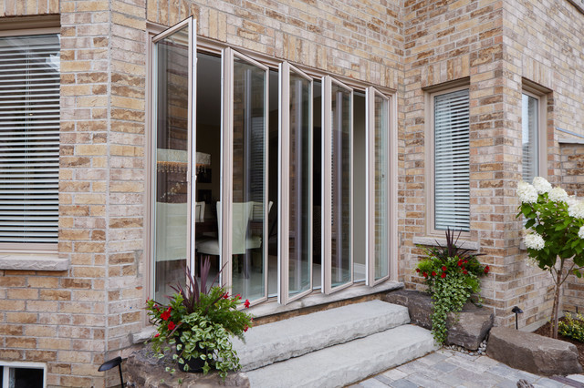 Transitional Delight with Window Wall Feature - Transitional - Exterior ...