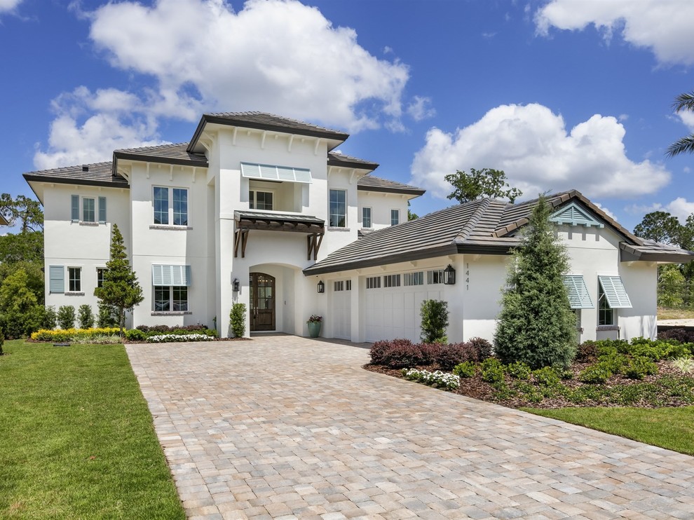 Transitional Exterior - Transitional - House Exterior - Orlando | Houzz IE