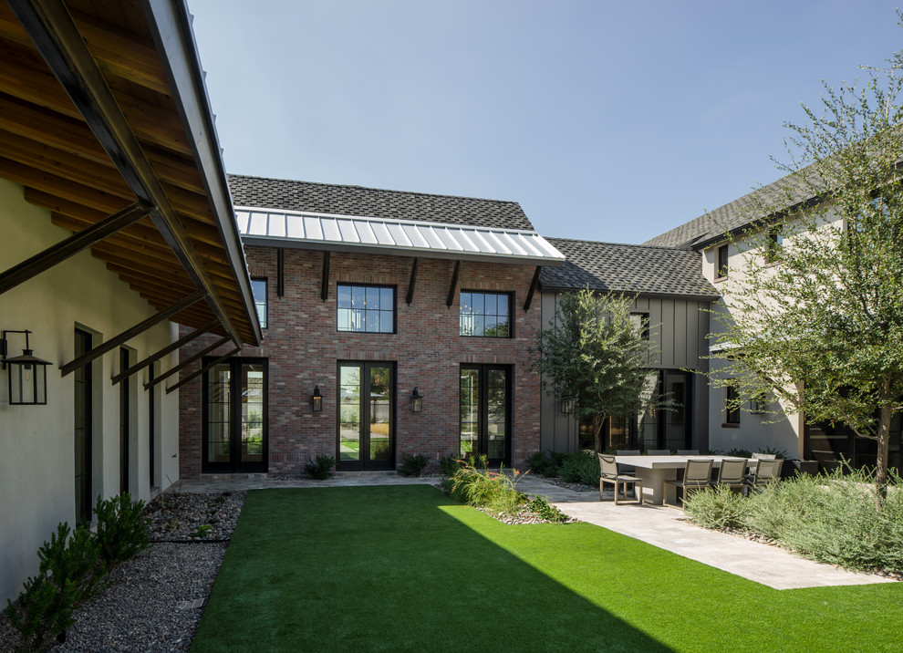 Transitional Farmhouse - Farmhouse - Exterior - Phoenix - by AJ Design ...