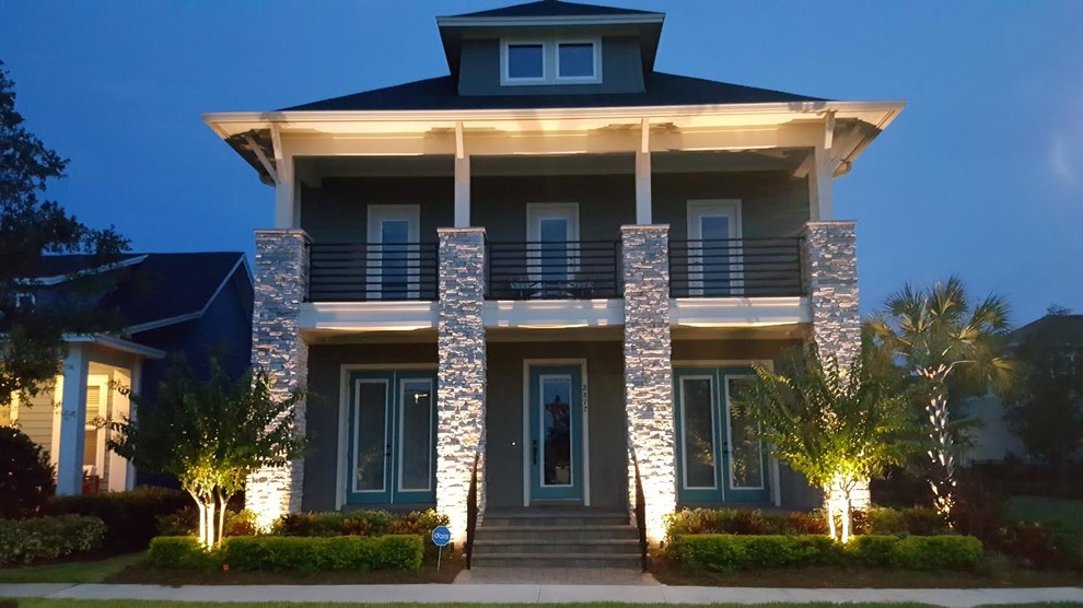 Transitional Home - Transitional - Exterior - Orlando - by Elegant ...