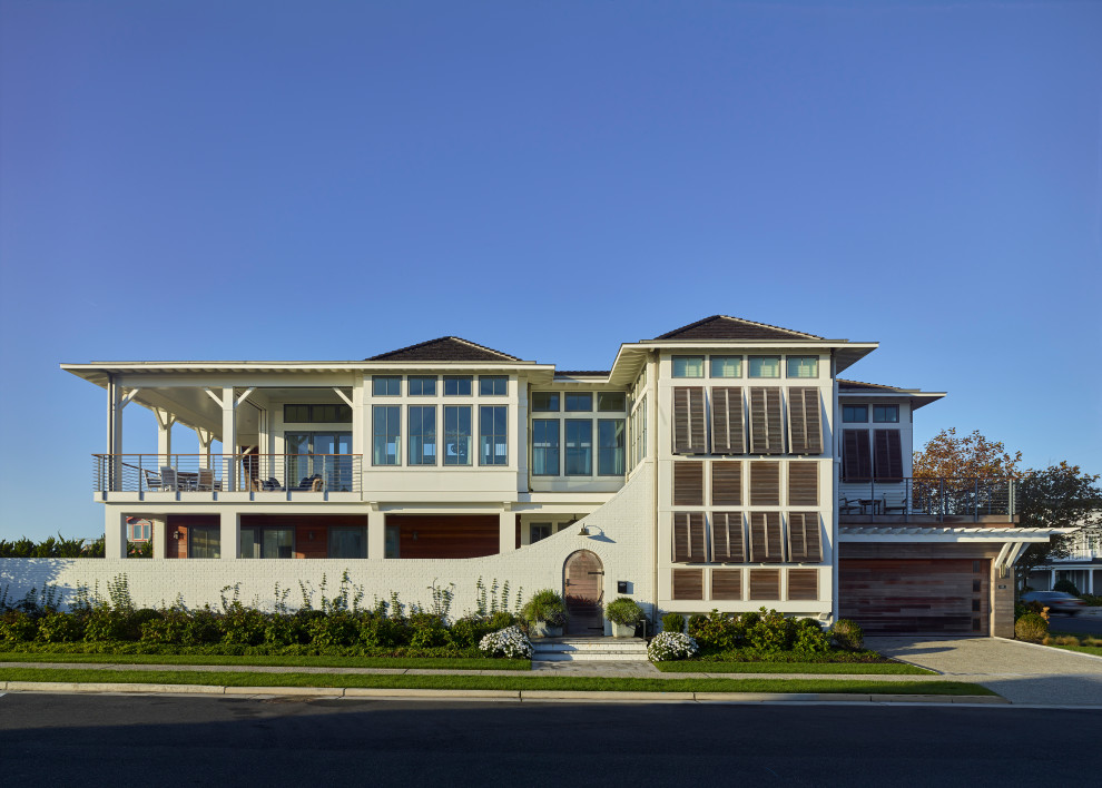 Transitional Home with Ocean Views - Beach Style - Exterior - Other ...