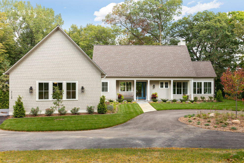 Transitional Lake Cottage - Traditional - Exterior - Minneapolis - by ...