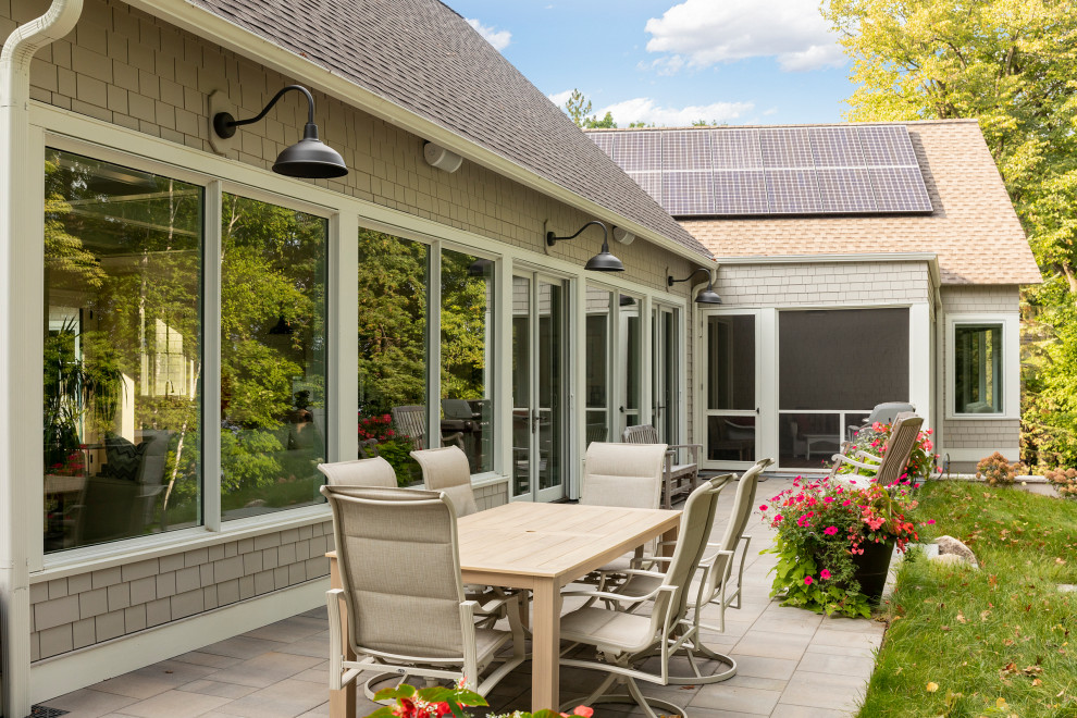 Transitional Lake Cottage - Traditional - Exterior - Minneapolis - by ...
