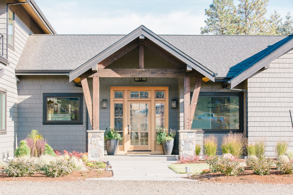 Transitional Mountain Home - Transitional - Exterior - Seattle - by ...