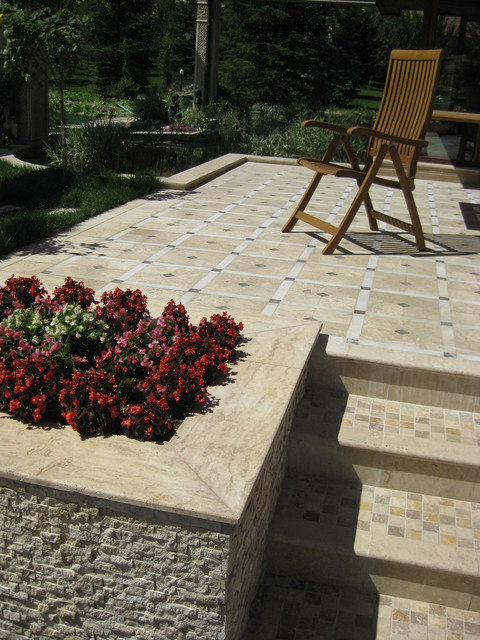 Travertine Exterior Tiles - Mediterranean - Exterior - Philadelphia ...