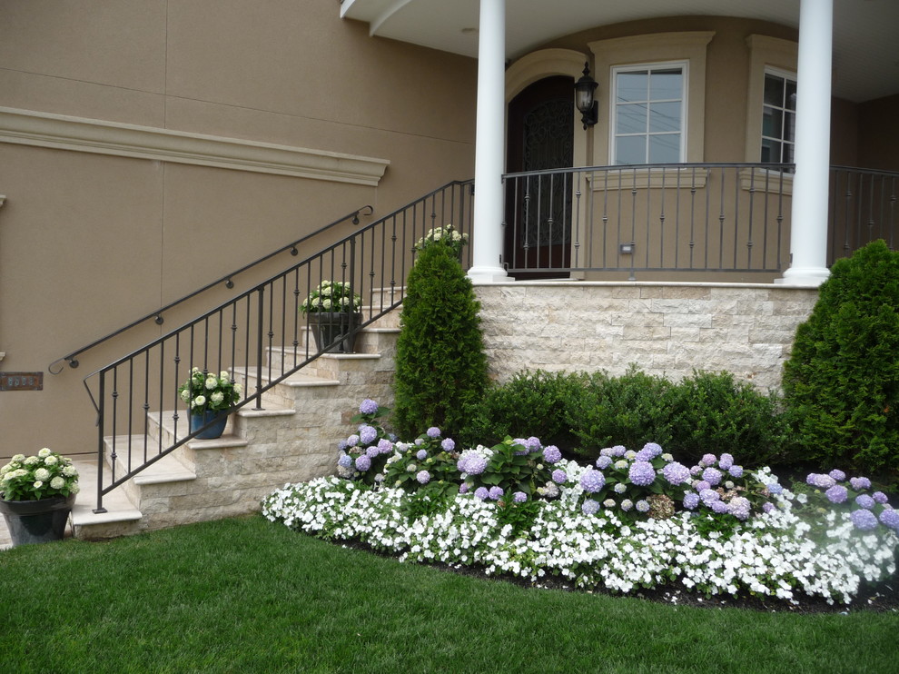 Travertine Splitface Cladding - Traditional - Exterior - Philadelphia ...